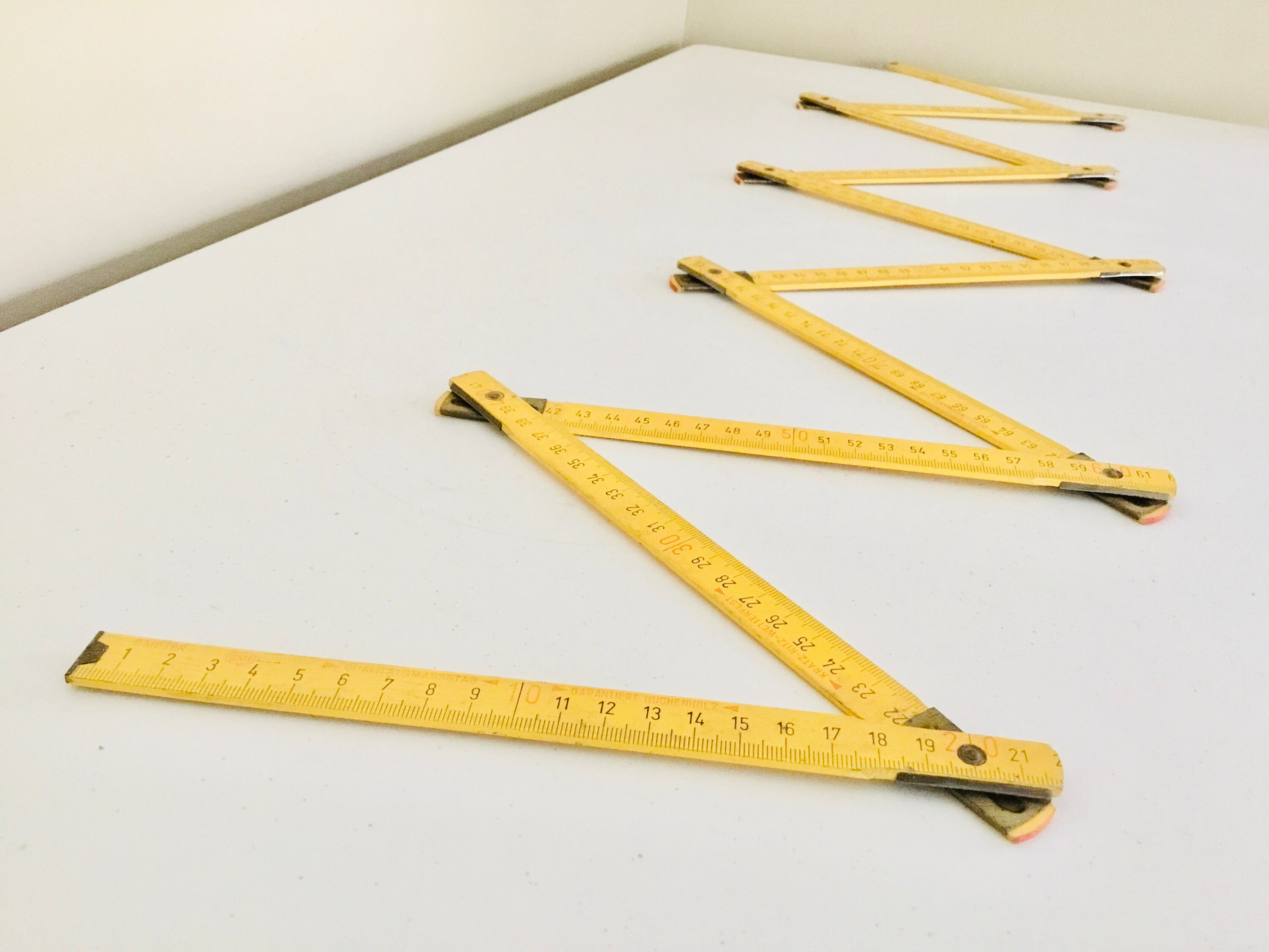 Vintage RITZ-KRATZ 2 Meter Wood Measure Hinged Ruler German - Etsy