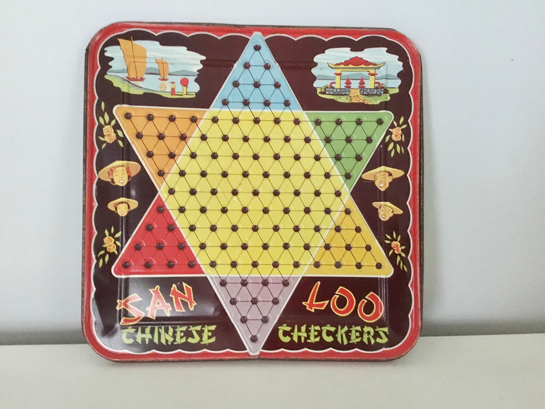 Metal chinese checkers set store