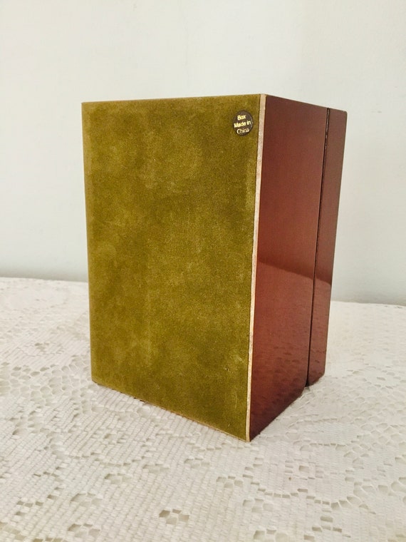 Vintage Piano Finished Mahogany display Box For Swiss… - Gem