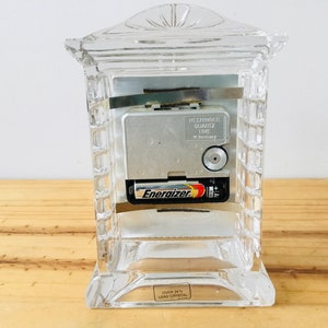 Vintage Vintage West Germany Quartz Heavy Clock 24% Lead Crystal ...