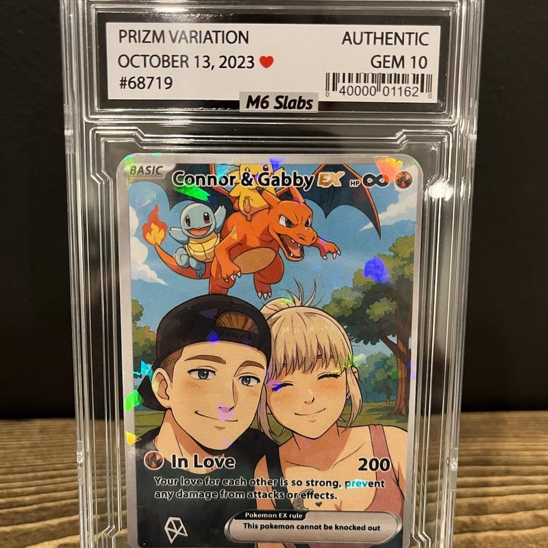 Custom Tcg Card With Slab - Etsy