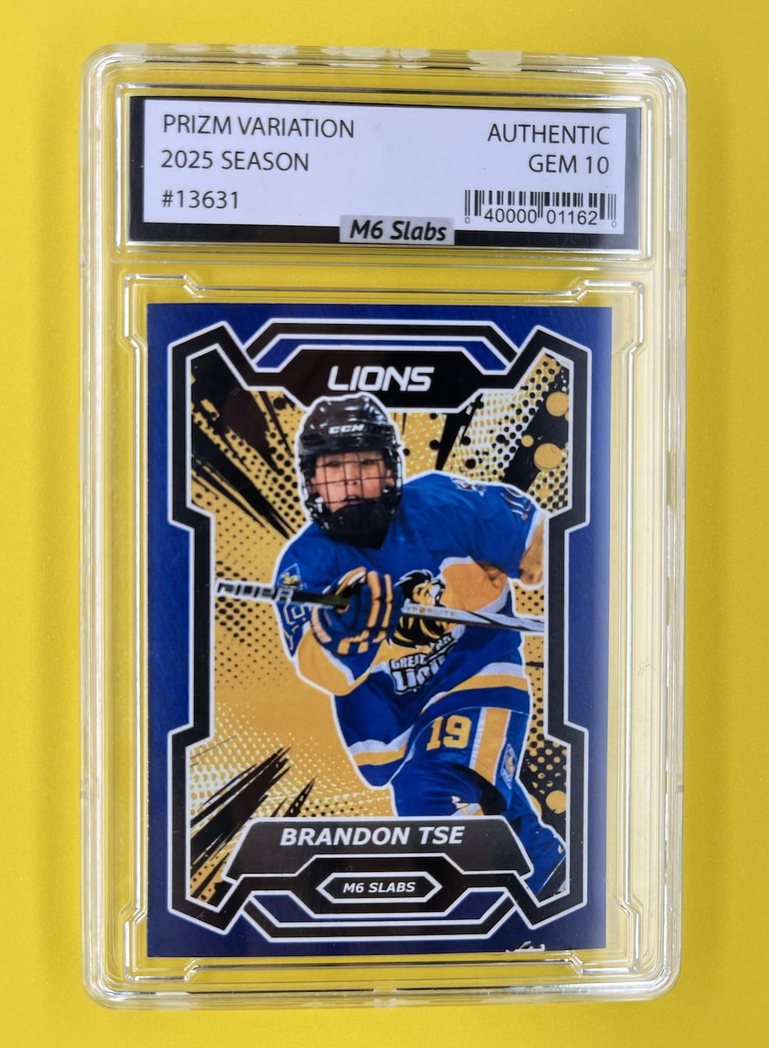 Custom Sports Card in Graded Slab - Etsy