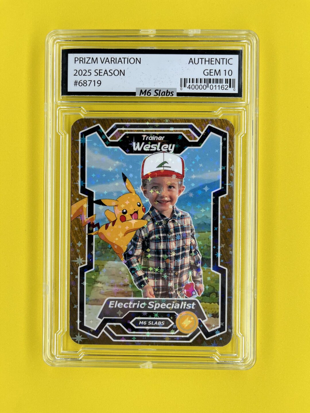 Custom Slabbed Pokemon Trainer Card - Etsy