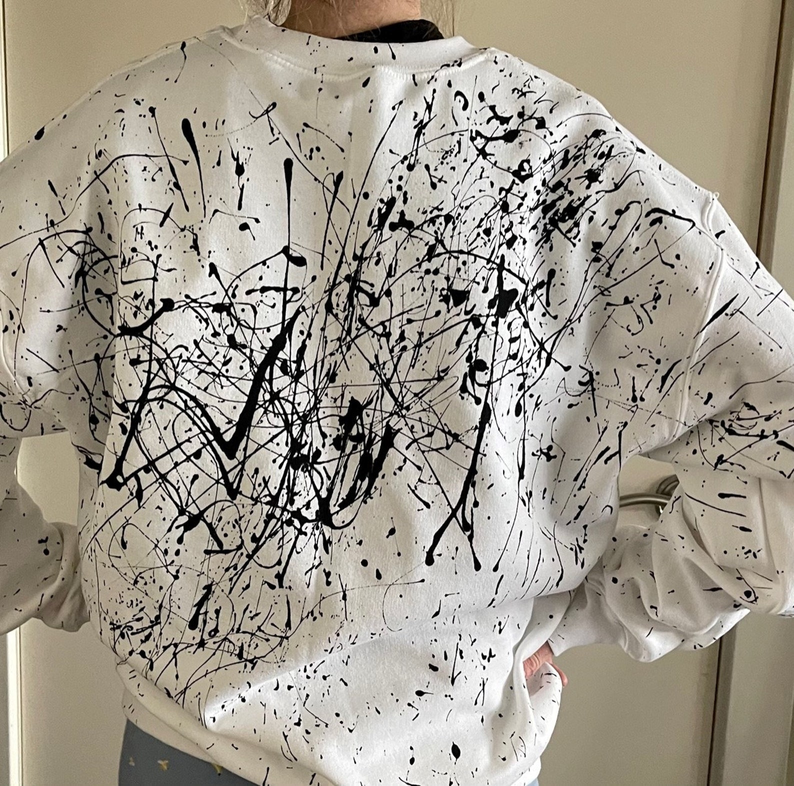 Sweatshirts - Custom Hand Painted Artwear - Etsy