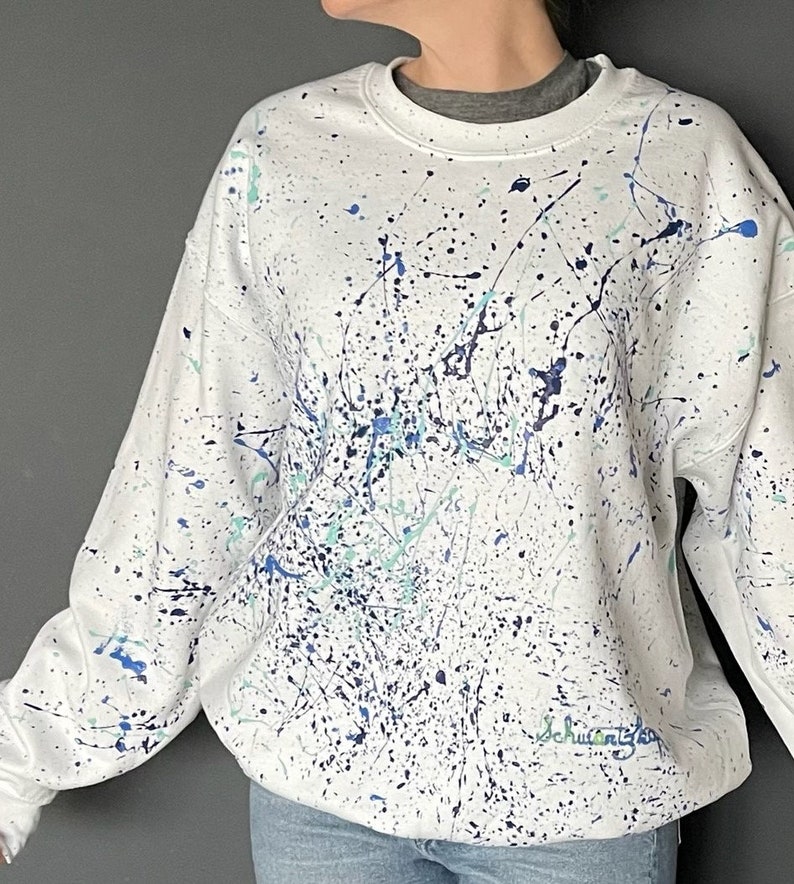 Sweatshirts - Custom Hand Painted Artwear - Etsy