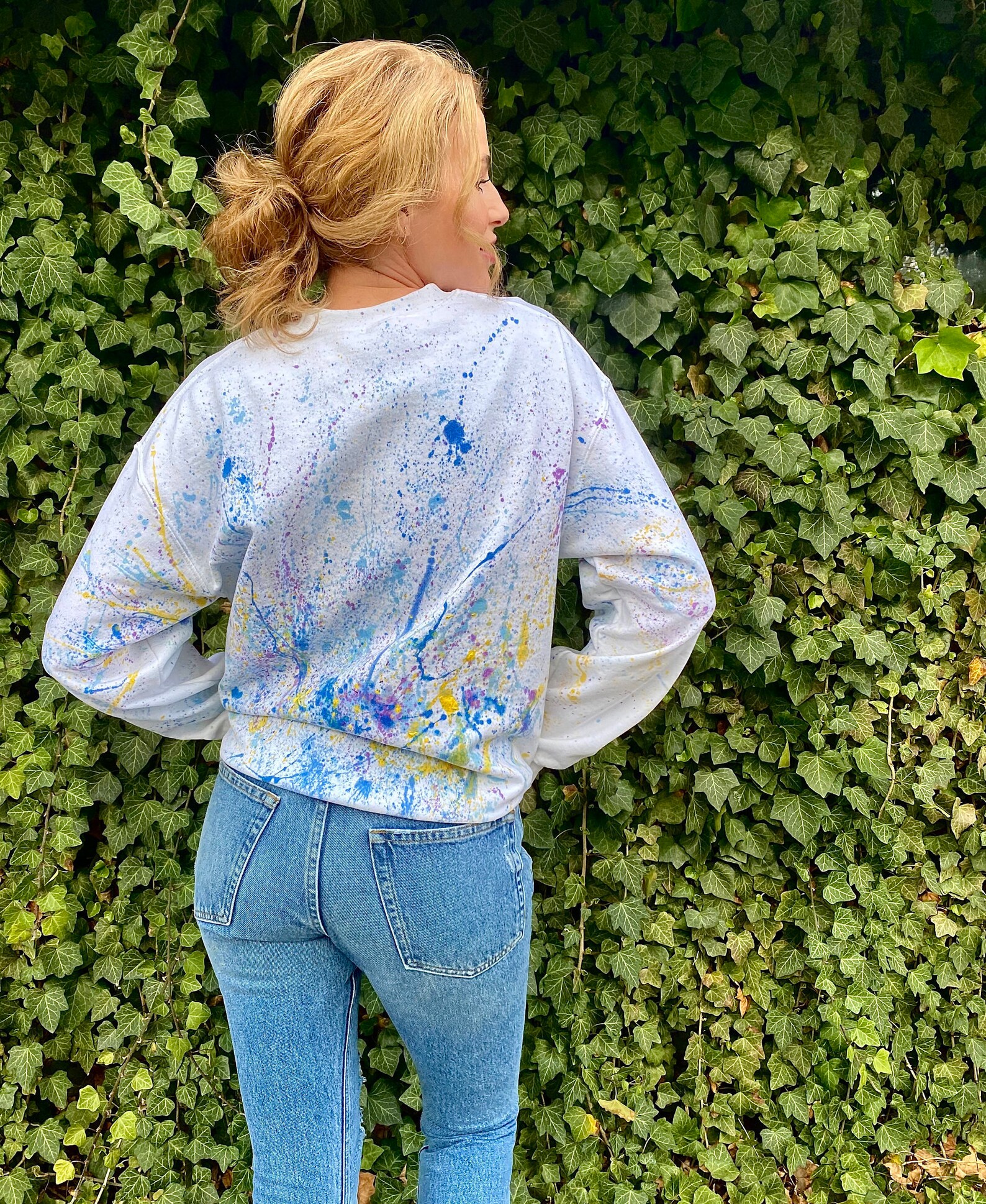Sweatshirts - Custom Hand Painted Artwear - Etsy