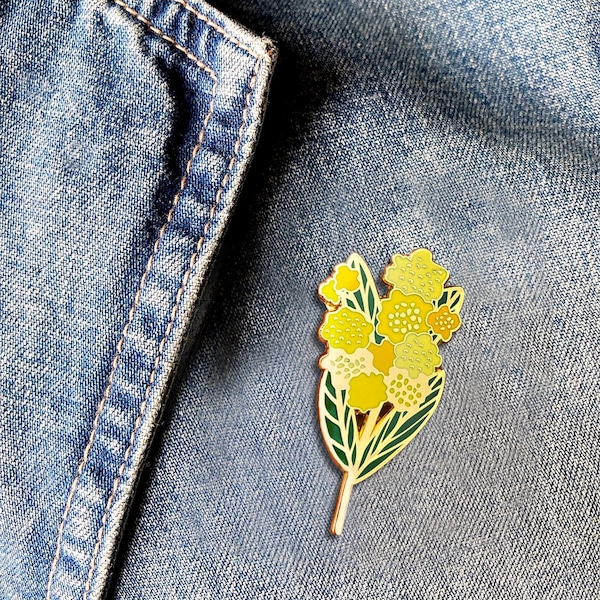 Wattle Brooch - Etsy Australia