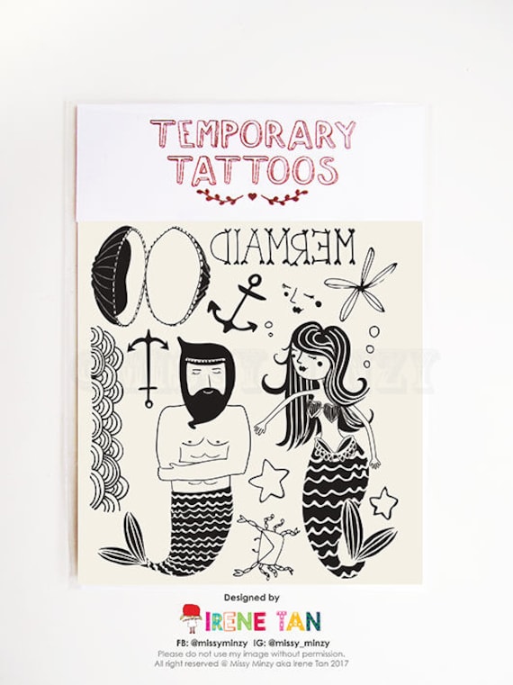 Washable Temporary Tattoos