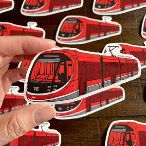 Vinyl Sticker / Canberra Light Rail / Canberra Tram / Canberra Icon ...