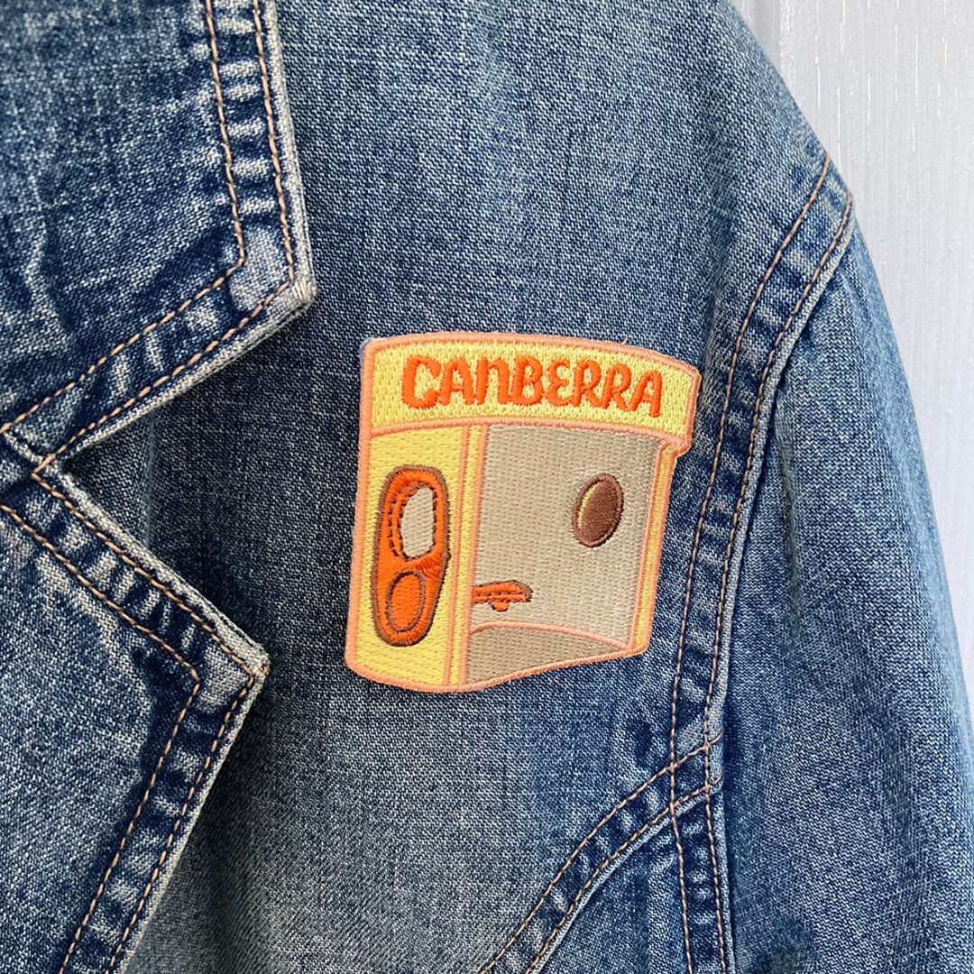 Canberra Bus Stop Embroidered Patch - Etsy