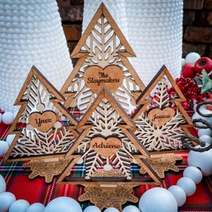 Snow Spruce STANDING Trees Set| SVG| Glowforge and Laser Cutting - Etsy