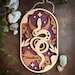 Magick Snake Oval Ornament Sign Round & Earring Cottagecore - Etsy