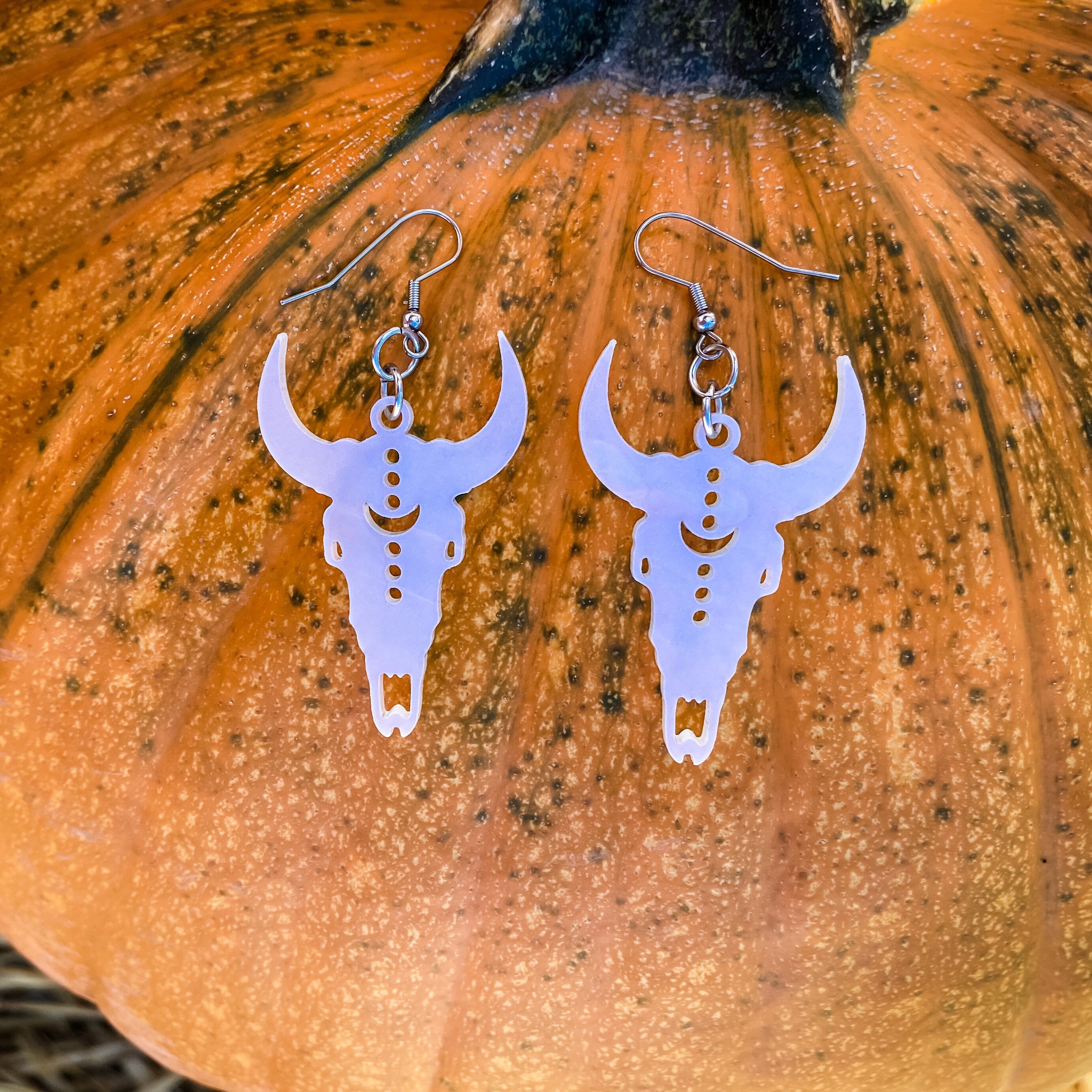 Gothic Skull Earring Set SVG for Glowforge and Laser Cutting - Etsy