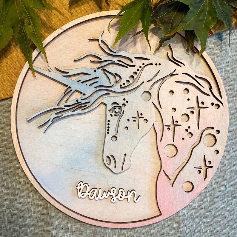 Dream Scape Sign Set: Whale Fox/owl & Unicorn SVG Glowforge - Etsy