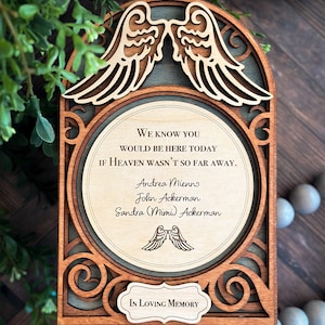Angel Wing Remembrance Set | 1 Design Set | Sign, Votive Holder ...