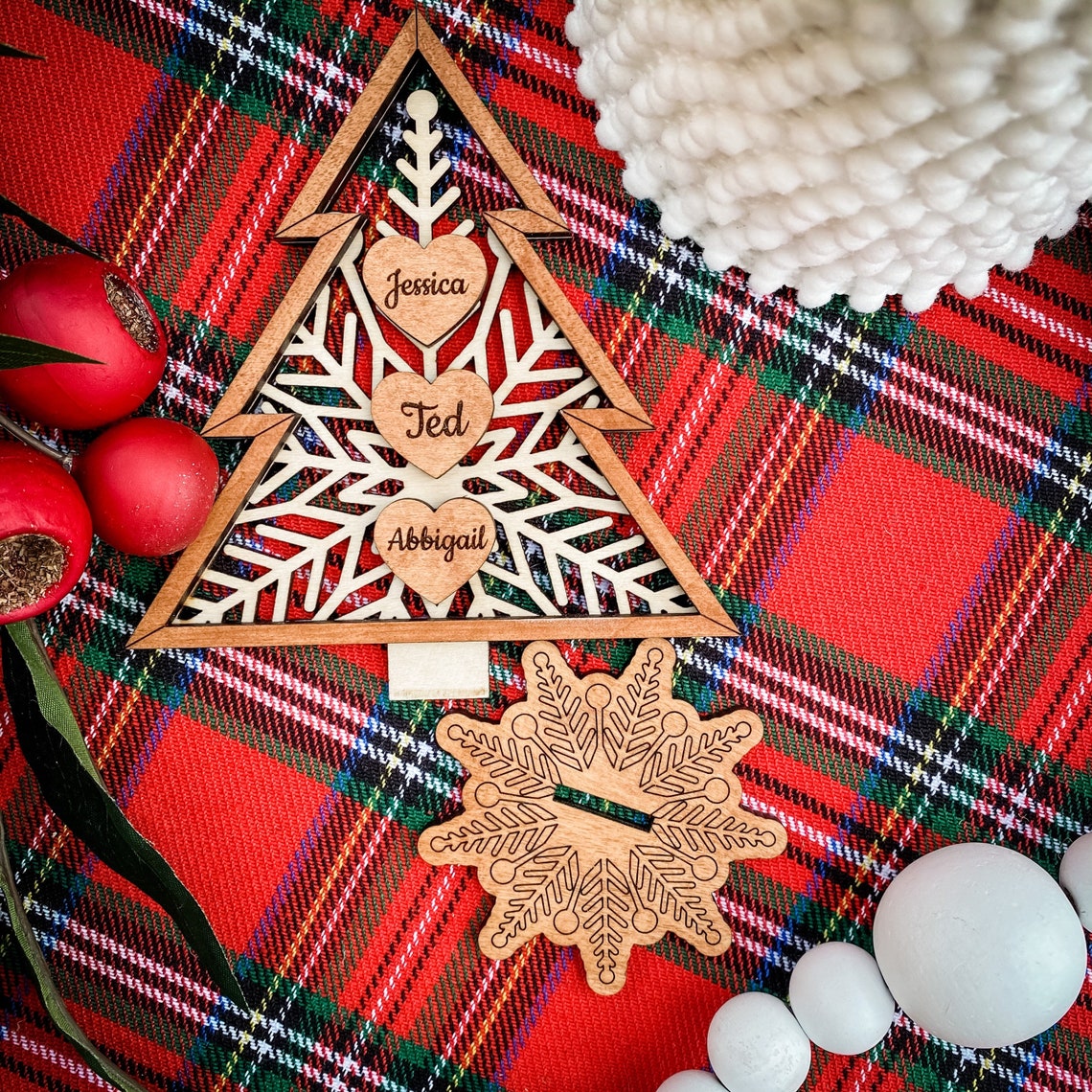 Snow Spruce STANDING Trees Set| SVG| Glowforge and Laser Cutting - Etsy