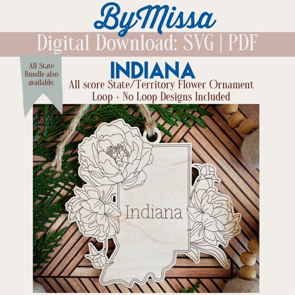 Indiana State Sign - Etsy