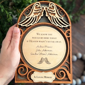 Angel Wing Remembrance Set | 1 Design Set | Sign, Votive Holder ...