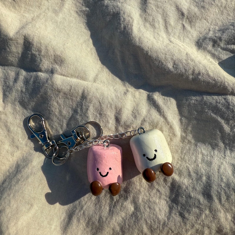 Polymer Clay Car Keychain - Etsy