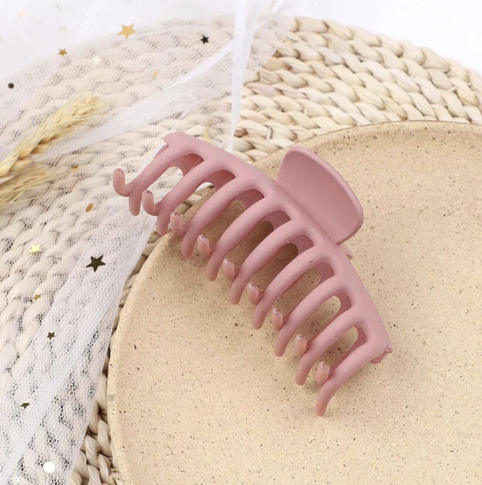 Large Hair Clips, Extra Large Hair Claw, Round Hair Clip - Etsy