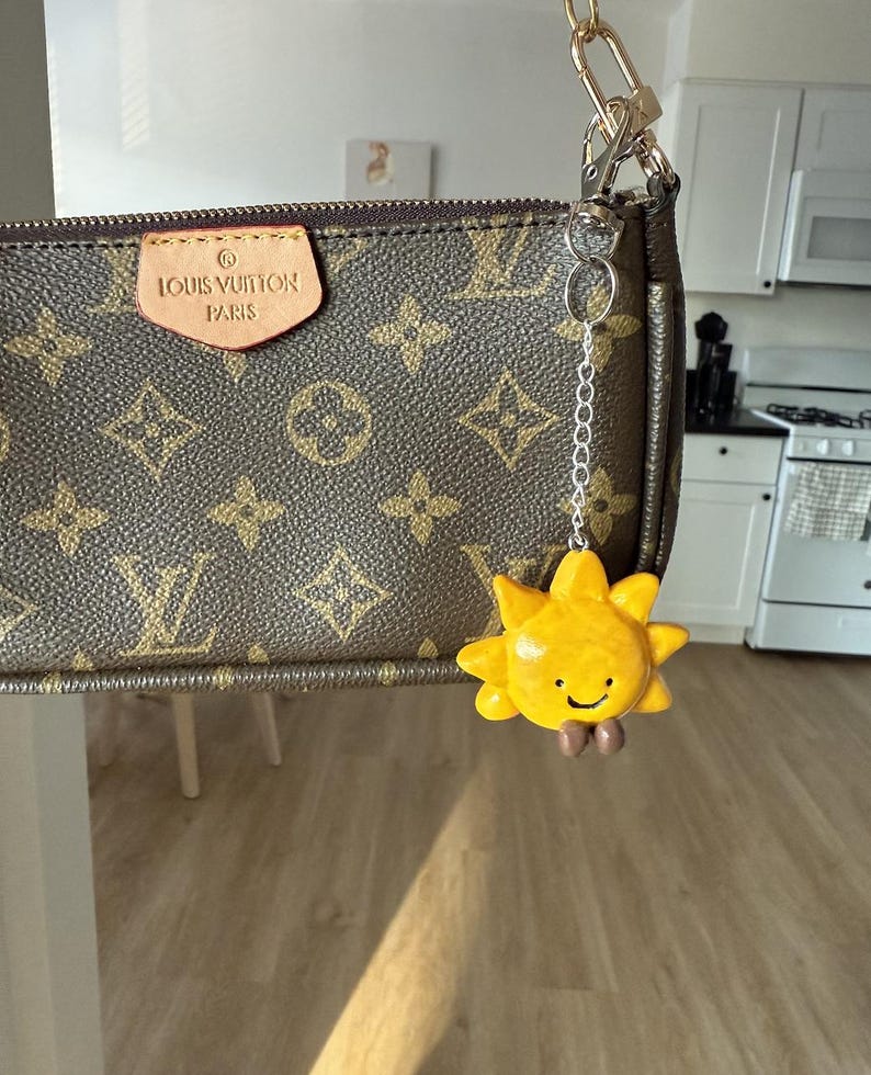 Polymer Clay Jellycat Sun Jellycat Pickle Keychain: Handmade Kawaii ...