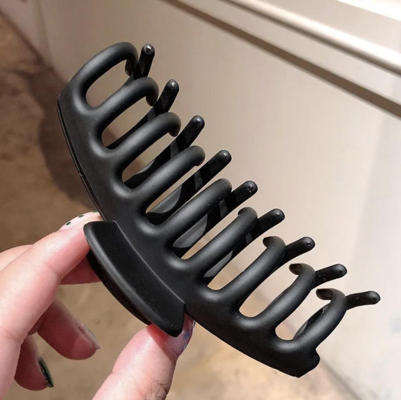 Large Hair Clips, Extra Large Hair Claw, Round Hair Clip - Etsy