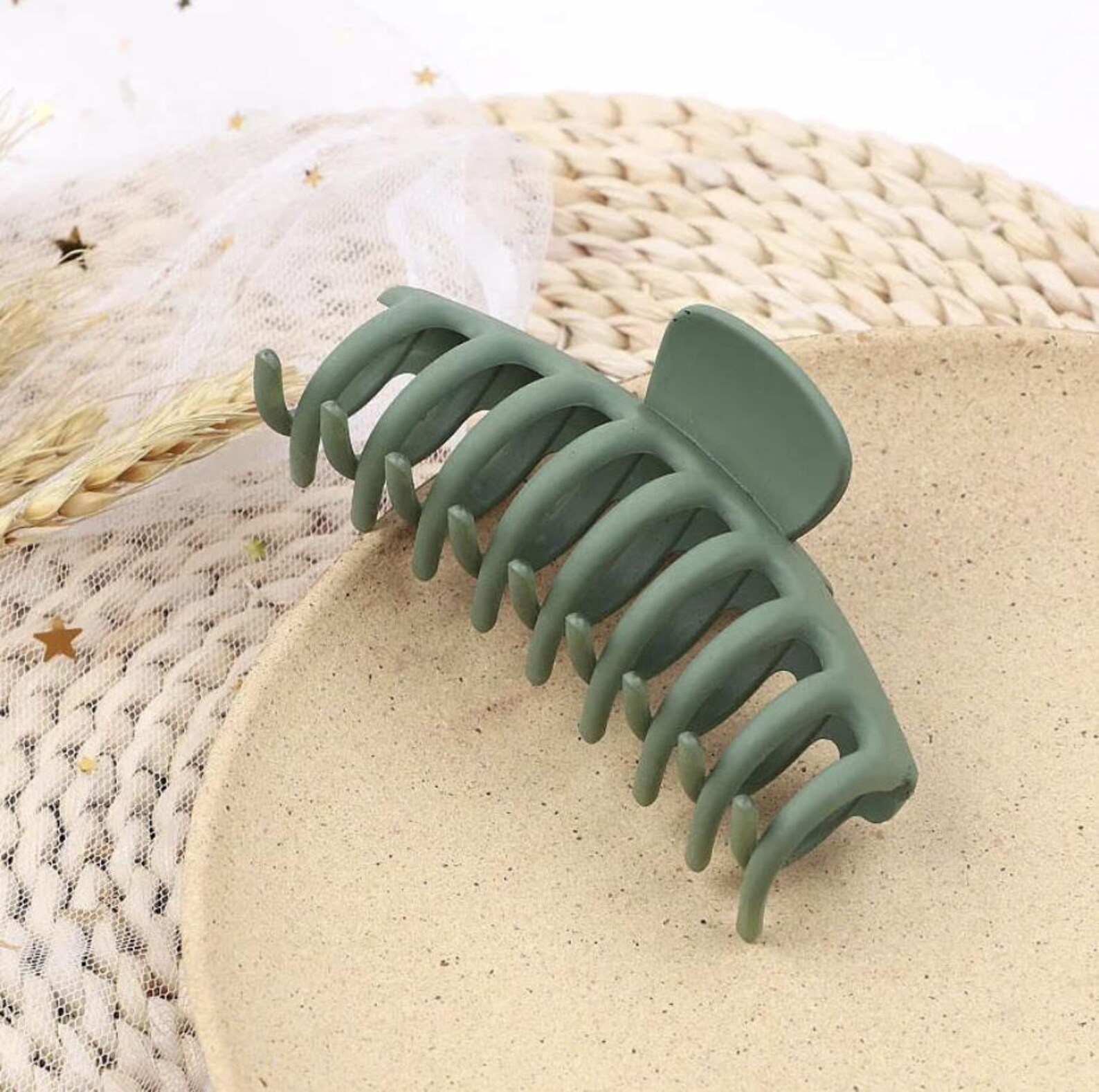 Large Hair Clips, Extra Large Hair Claw, Round Hair Clip - Etsy