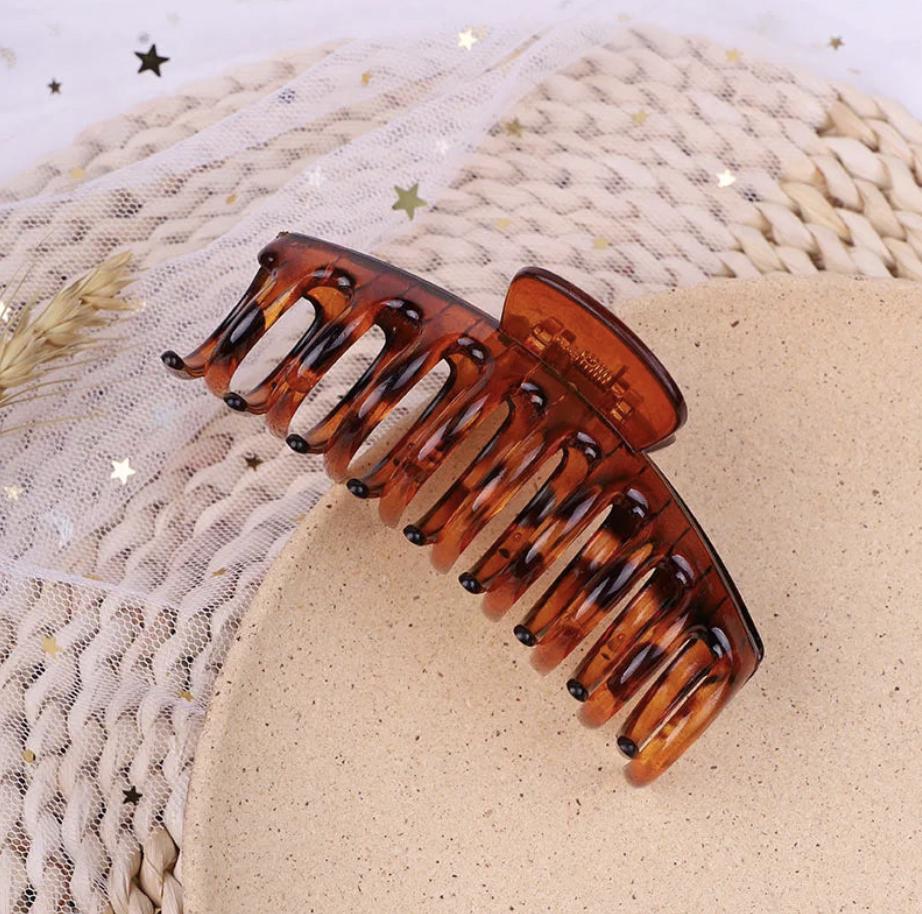 Large Hair Clips, Extra Large Hair Claw, Round Hair Clip - Etsy