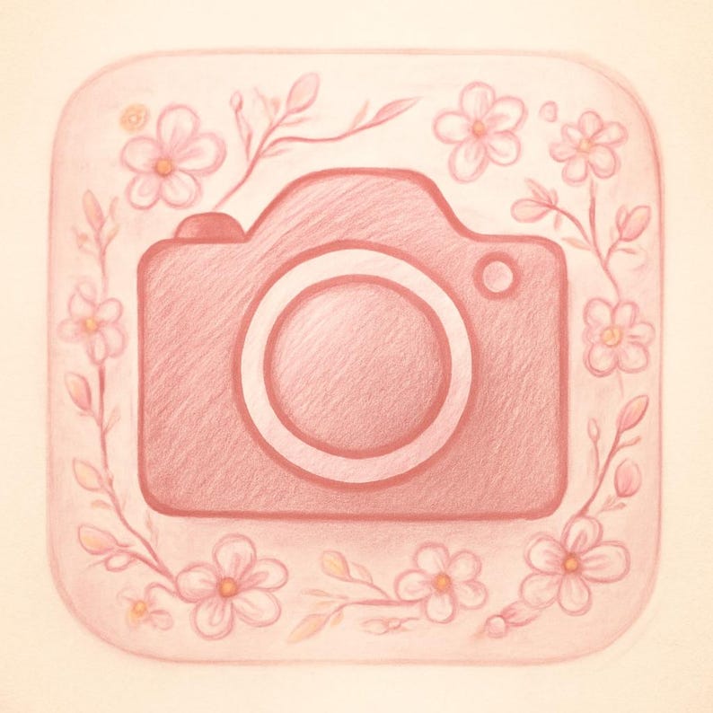 Sakura Sketch App Icon Pack for Ios (236 Icons Lifetime Updates) - Etsy