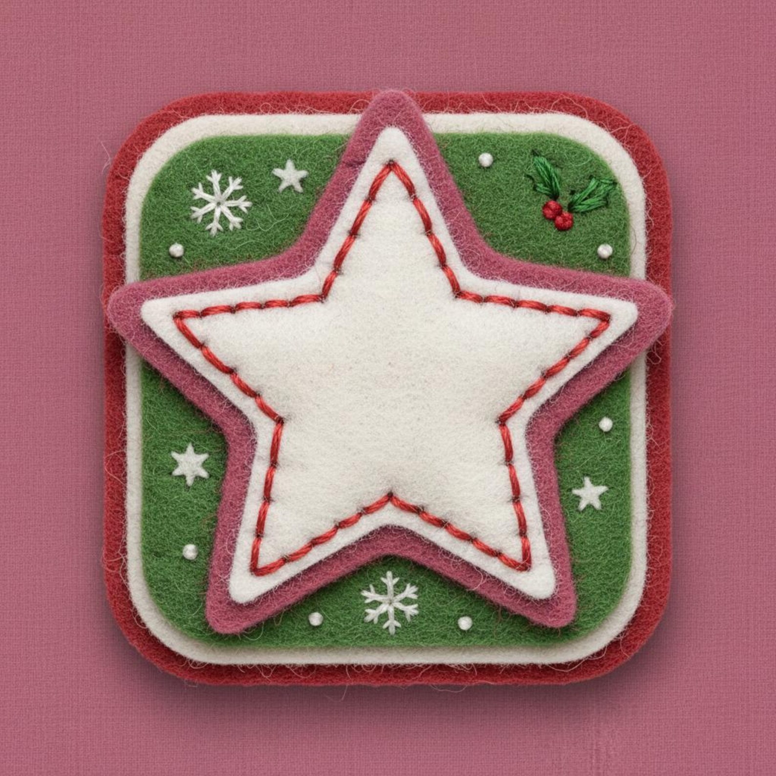 Christmas Felt Stitch App Icon Pack (250 Icons): Ios Theme (digital ...