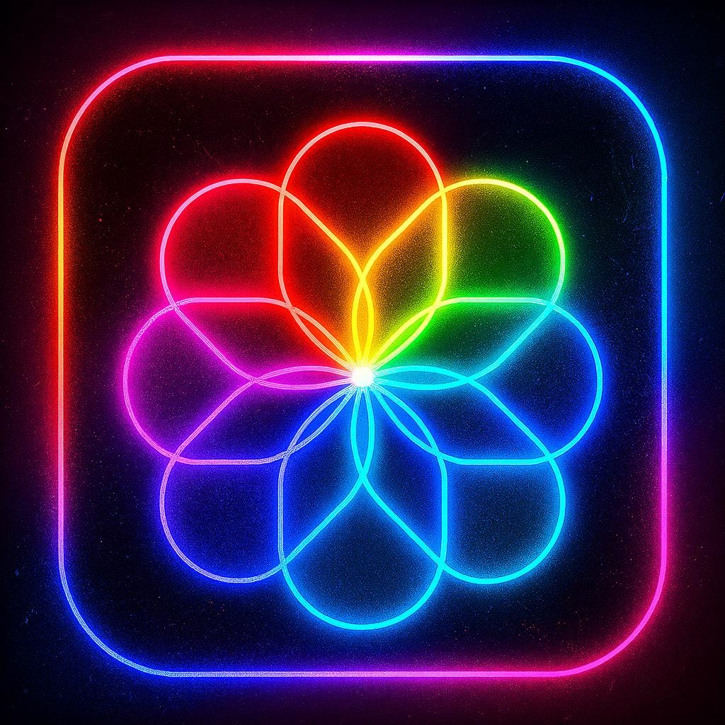 100 Cyberpunk Neon Style App Icon Pack Ios Icon Theme & Popular Apps ...