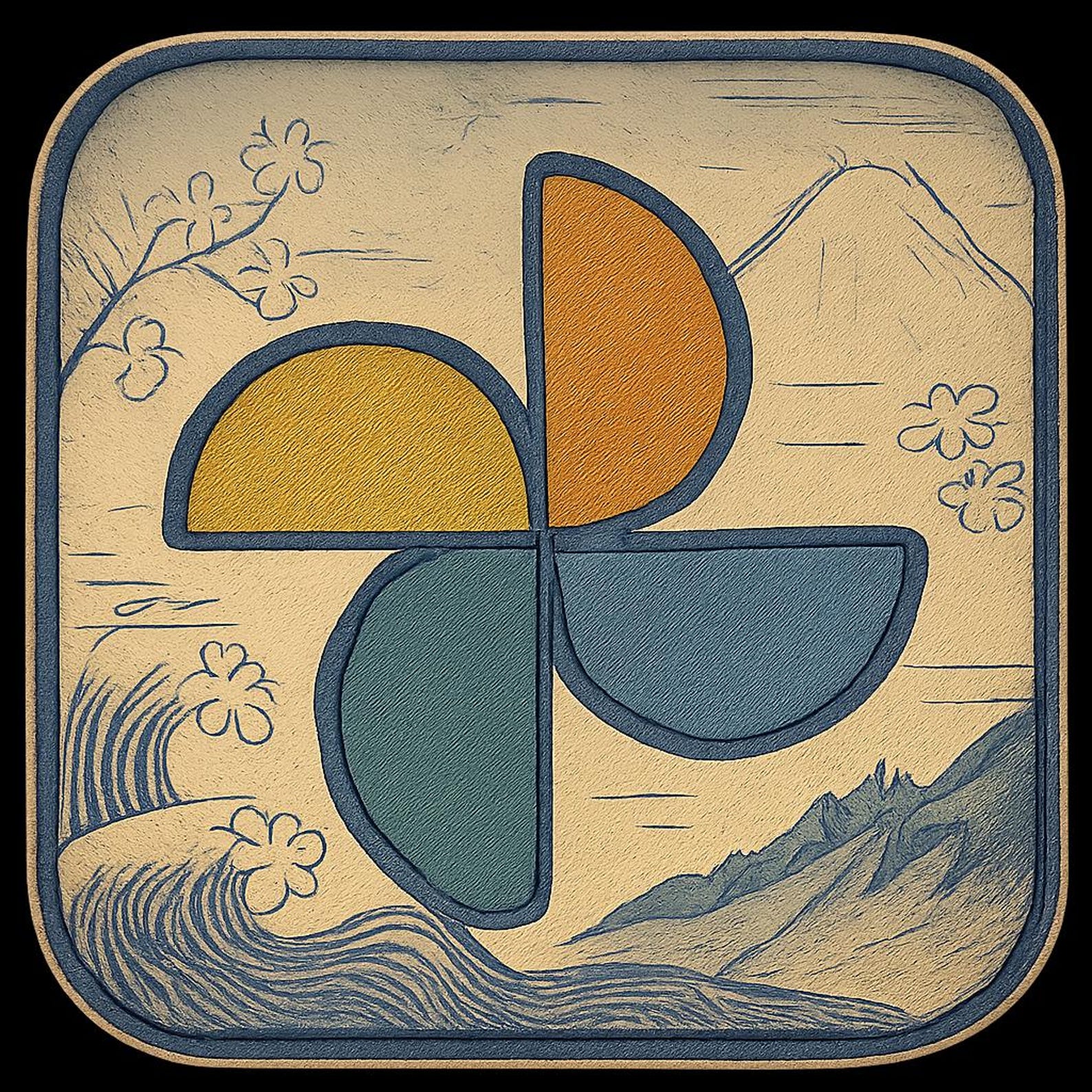 222 Ukiyo Flow Style App Icon Pack Ios Icon Theme & Popular Apps ...