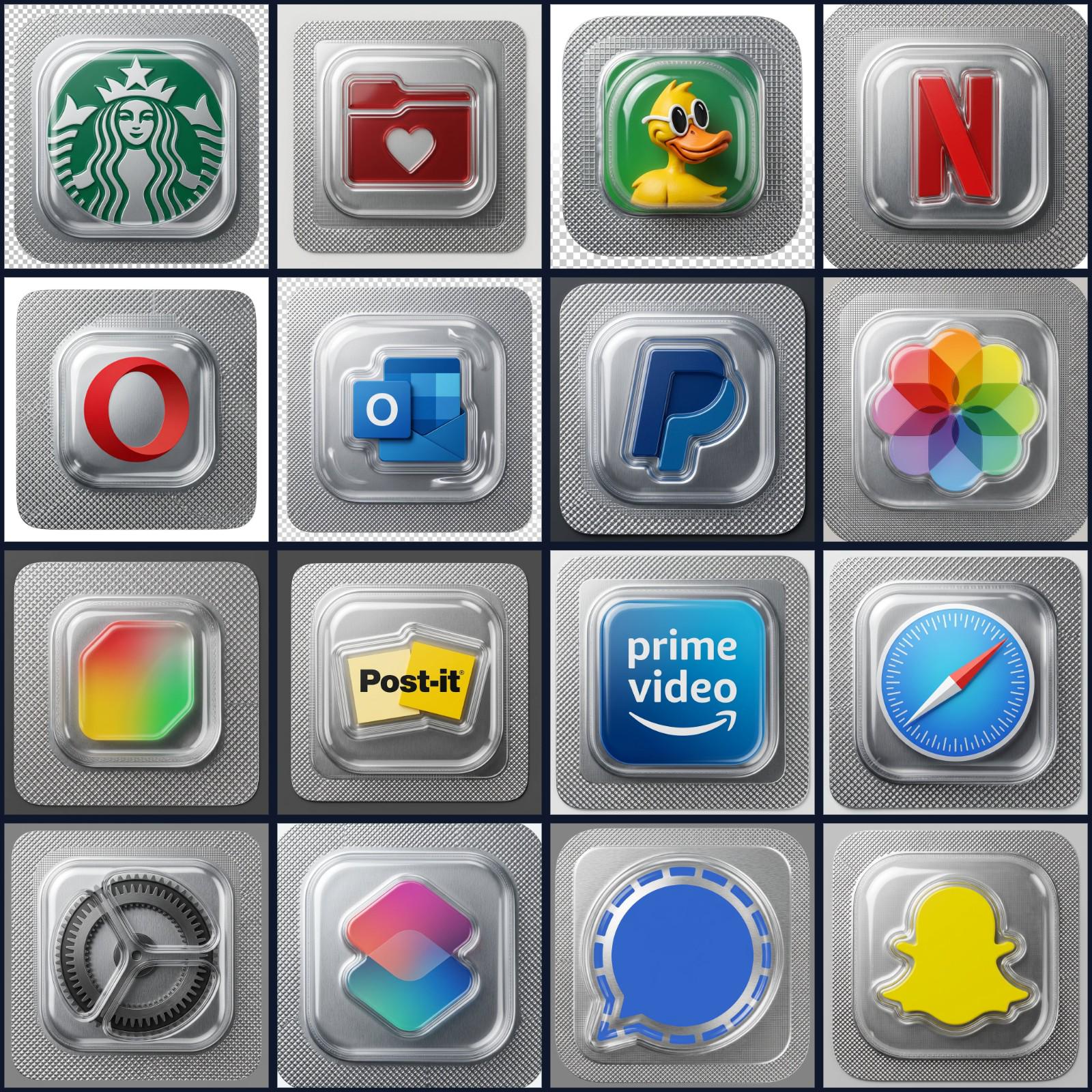 250 Pill Pack Style App Icon Ios Icon Theme & Popular Apps Lifetime ...