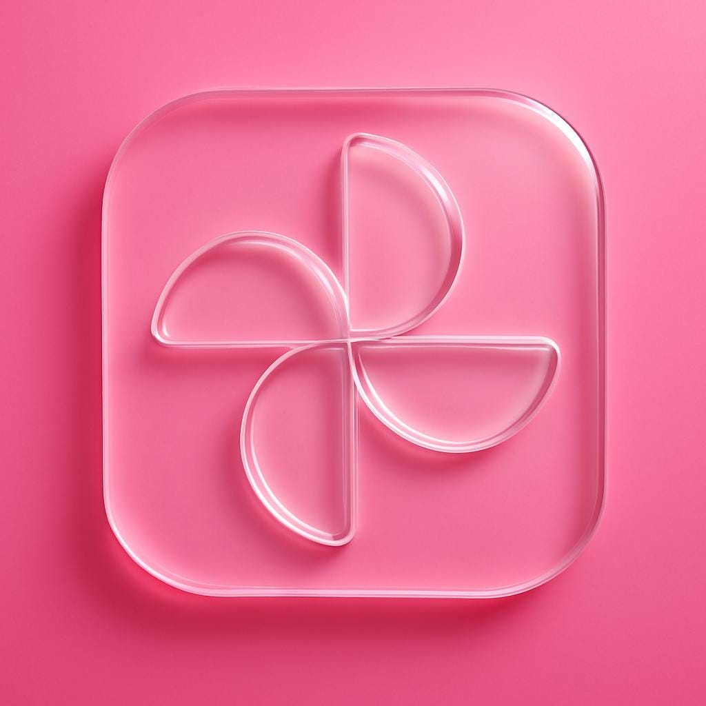 Hot Pink Glass App Icon Pack (232 Icons): Ios Theme (digital Download ...
