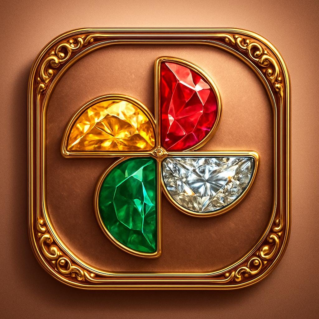 232 Luxury Gemstone Style App Icon Pack Ios Icon Theme & Popular Apps ...