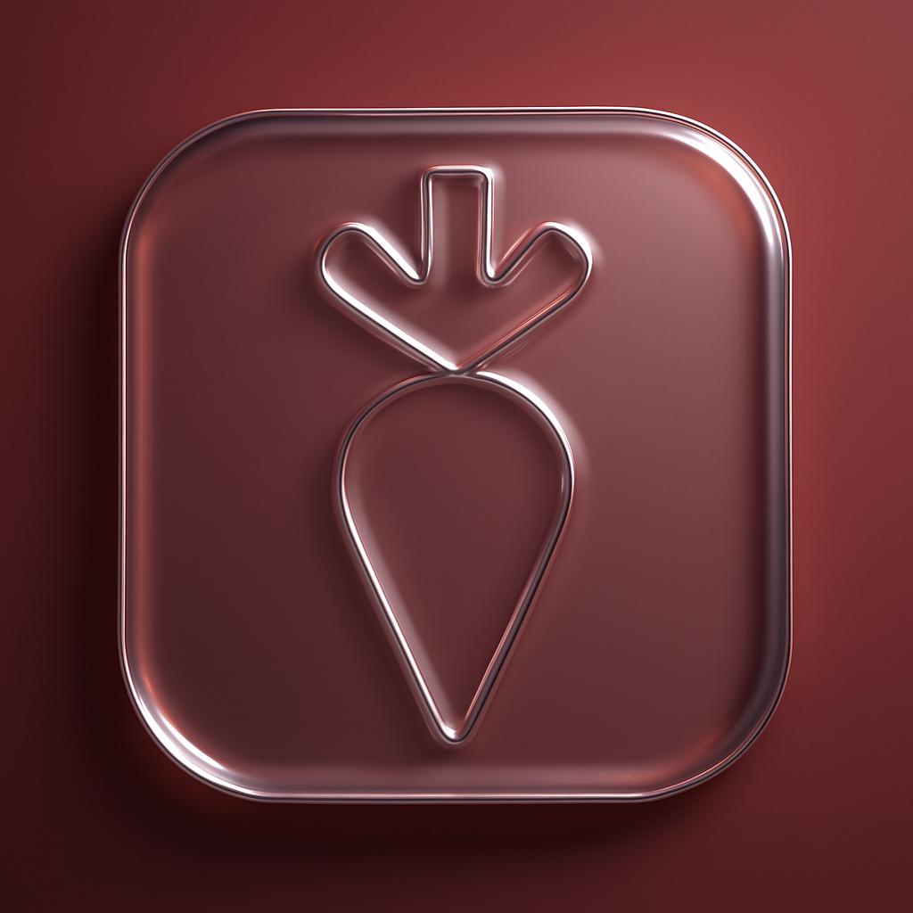 Burgundy Red Glass App Icon Pack: Ios Theme (digital Download, Lifetime ...
