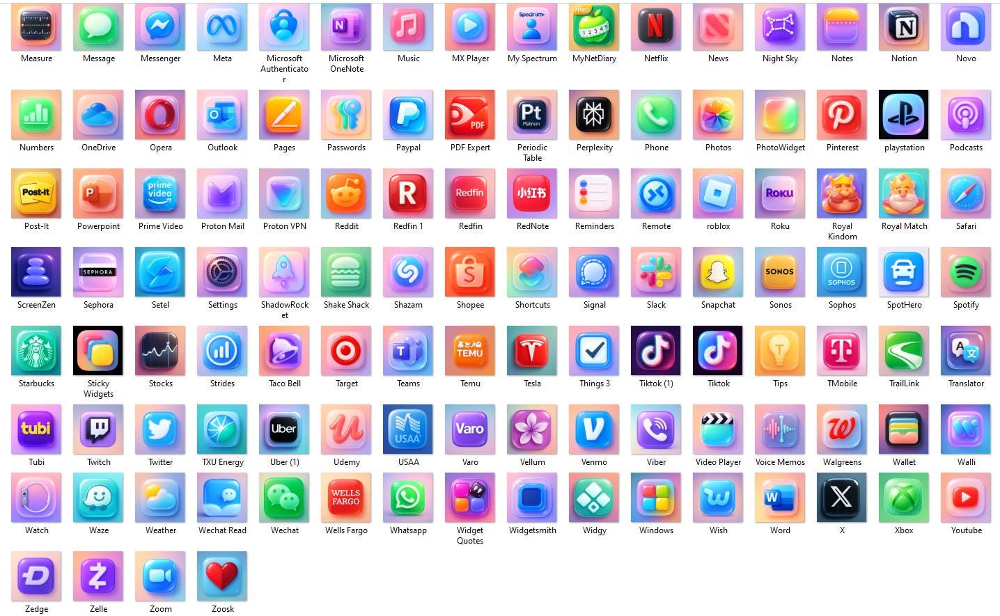 355 Cute Jelly Style App Icon Pack Ios Icon Theme & Popular Apps ...