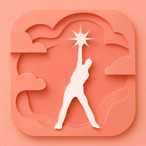Pink Papercut Relief App Icon Pack (231 Icons): Ios Theme (digital ...