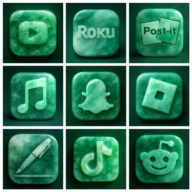 Green App Icons - Etsy