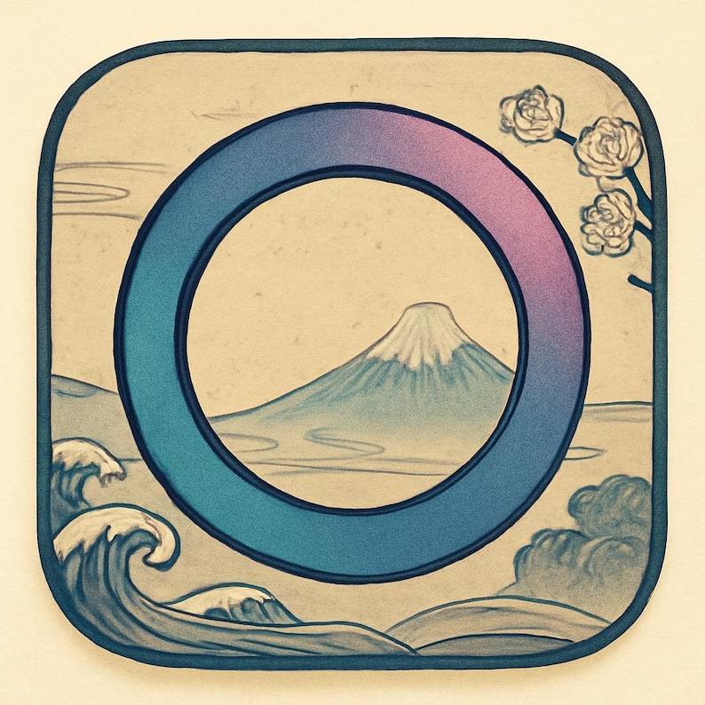 222 Ukiyo Flow Style App Icon Pack Ios Icon Theme & Popular Apps ...