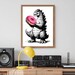 Godzilla Eating Donut Wall Art Printable | Japanese Kaiju Poster ...