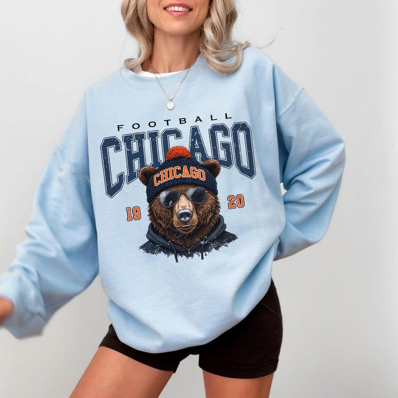 Chicago Bear PNG | Football Team Spirit Design | Vintage Sports ...