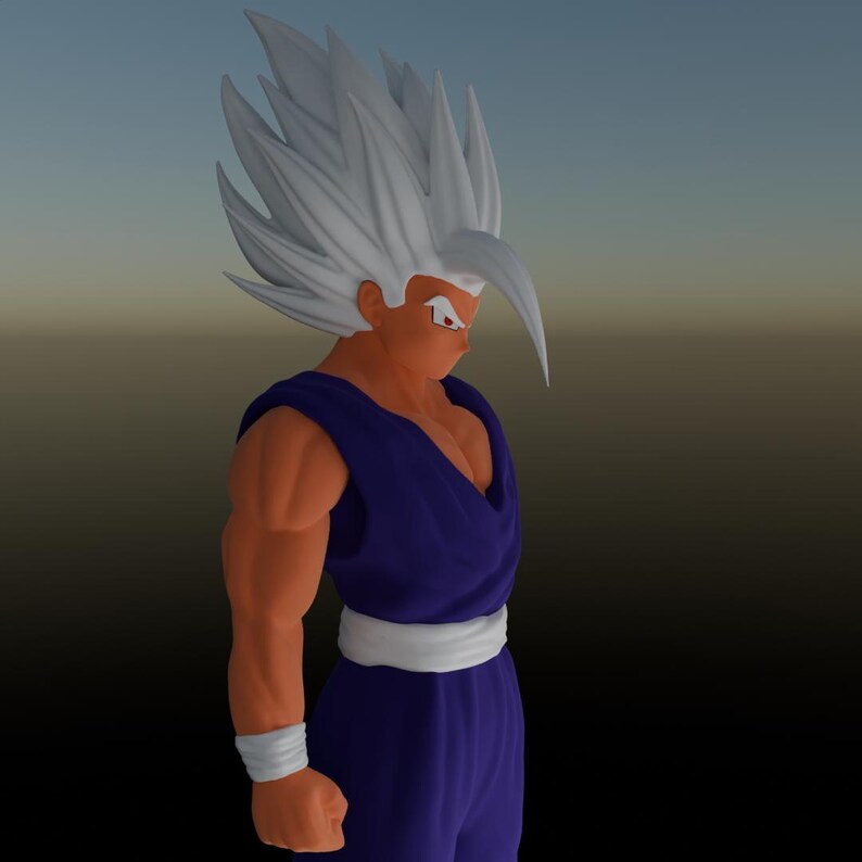 Gohan Beast 3D STL File | Anime Style Hero Model | High Detail ...