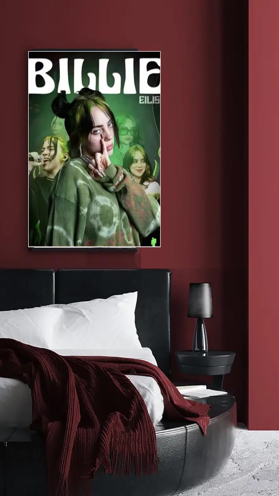 Billie Eilish Wall Decor - Unique Art Print - Pop Music Poster - Billie ...