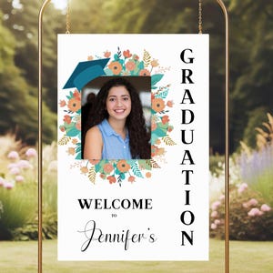 Graduation Party Welcome Banner Class of 2025 Grad Party Welcome Poster ...