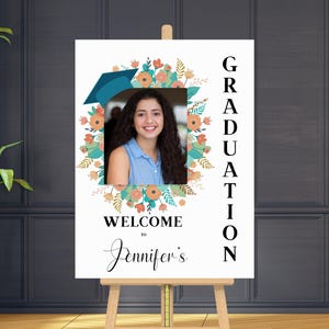 Graduation Party Welcome Banner Class of 2025 Grad Party Welcome Poster ...