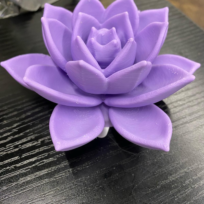 3d Wall Art 3d Printed Lotus Flower - Etsy