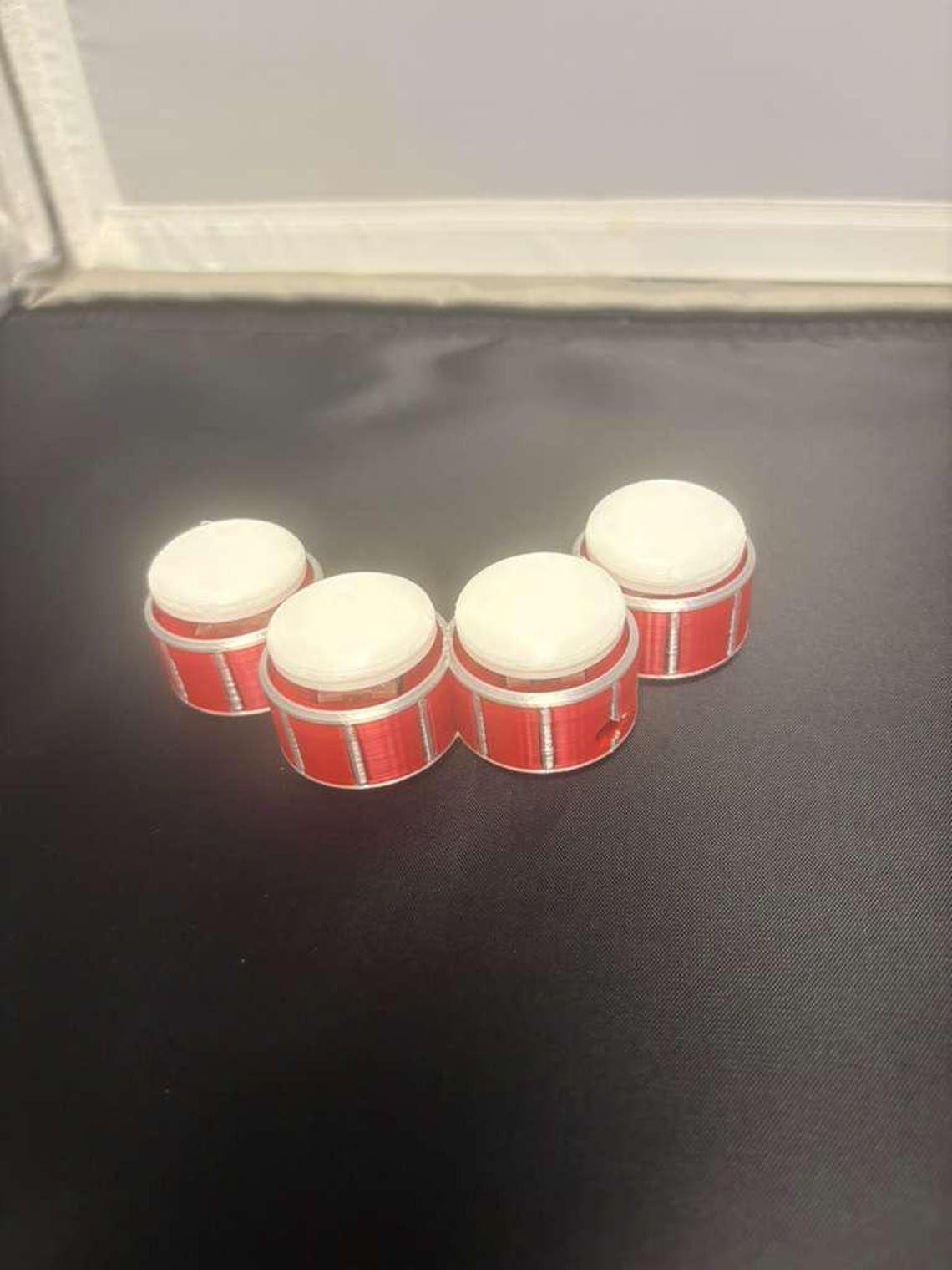 Drum Clicker Toy | Finger Tapping Stress Relief Fidget in Red or Blue ...