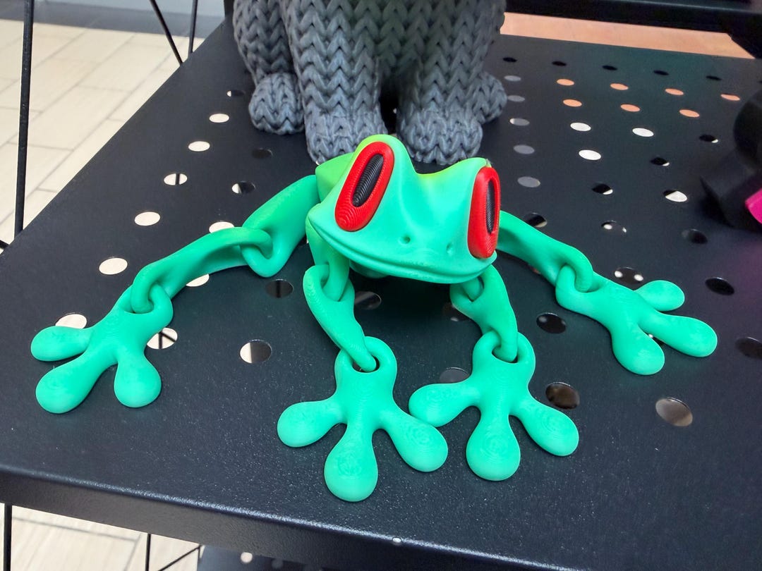 3D Printed Magnetic Blob Lab Frog - Etsy