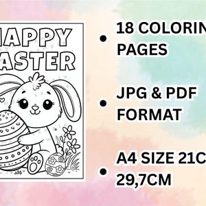 Easter Coloring Pages, Printable Cute Coloring Pages for Kids ...
